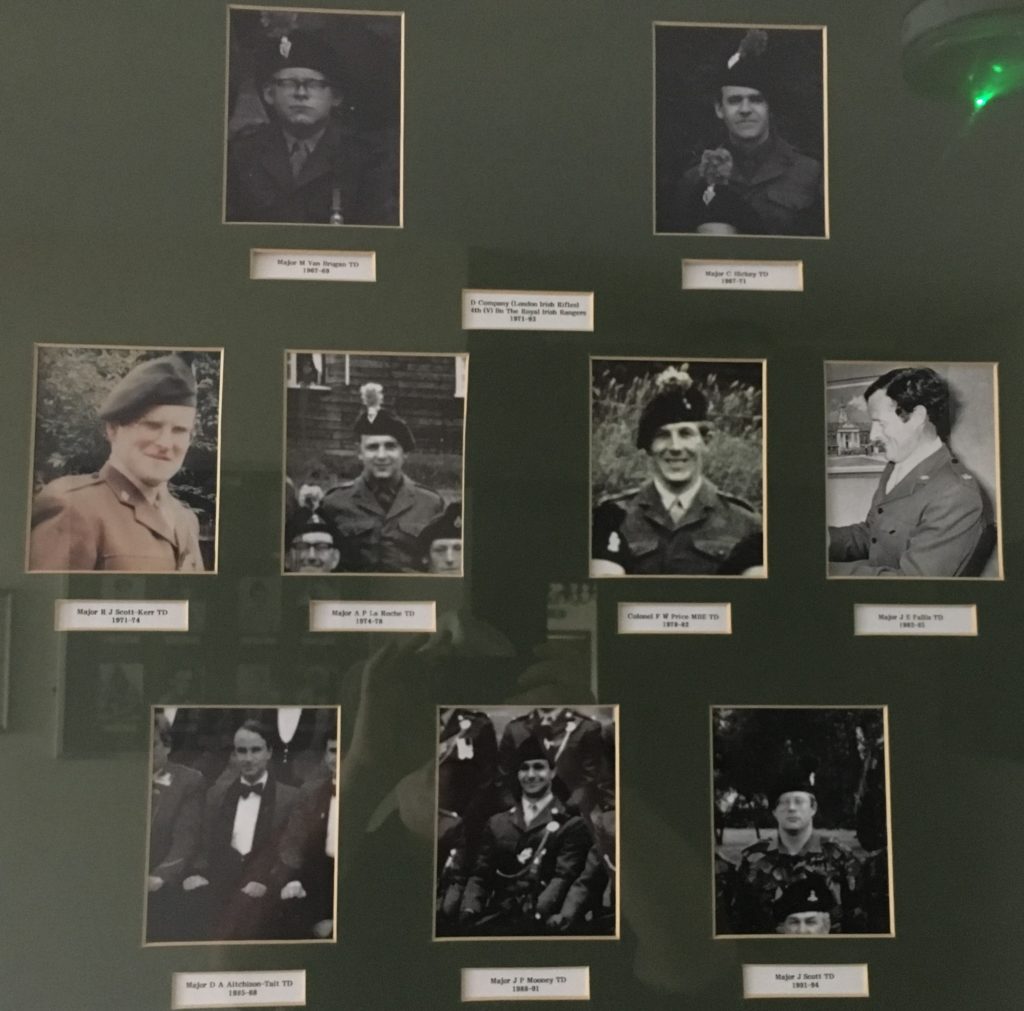 1968 to 1993 – Part of the Royal Irish Rangers – London Irish Rifles ...