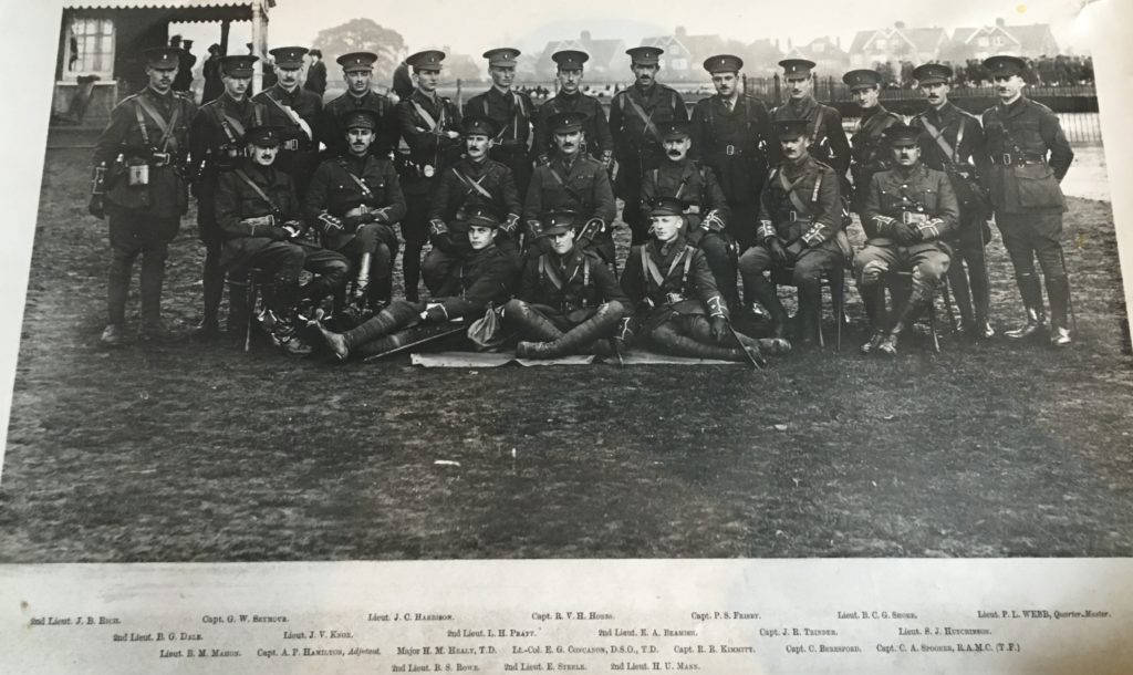 First World War – London Irish Rifles Association
