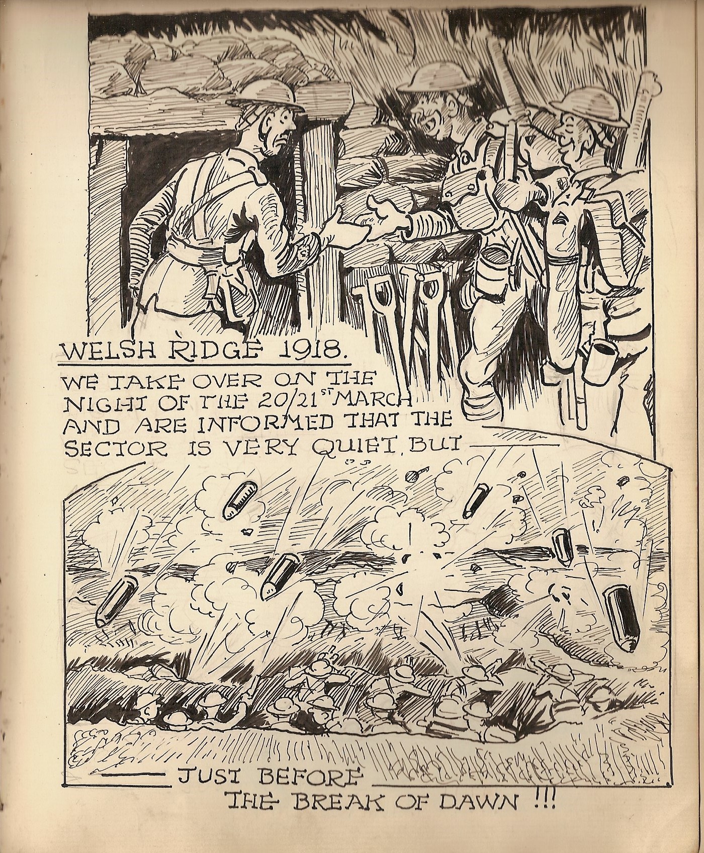 Harry Tyers at Ytres, March 1918 – London Irish Rifles Association