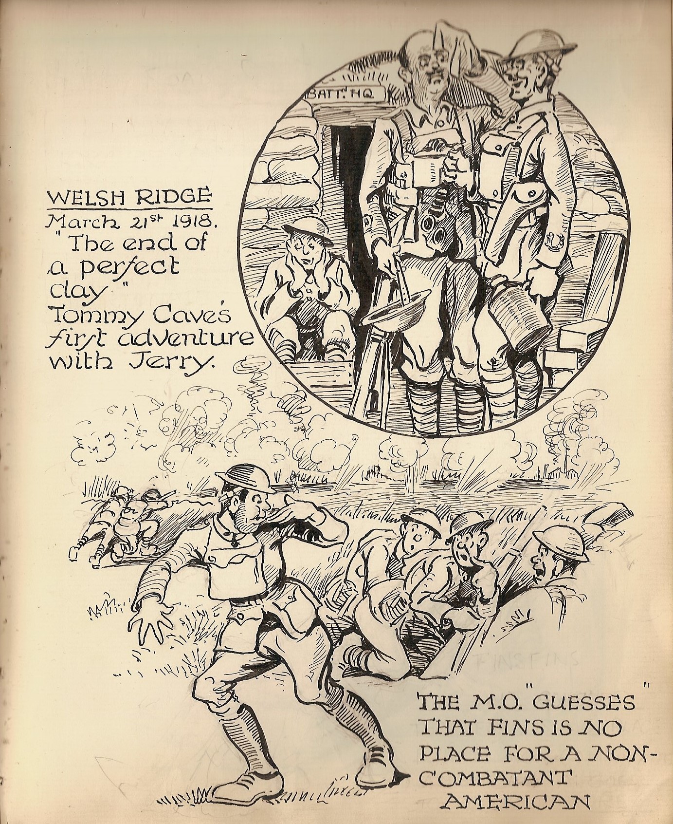 Harry Tyers at Ytres, March 1918 – London Irish Rifles Association