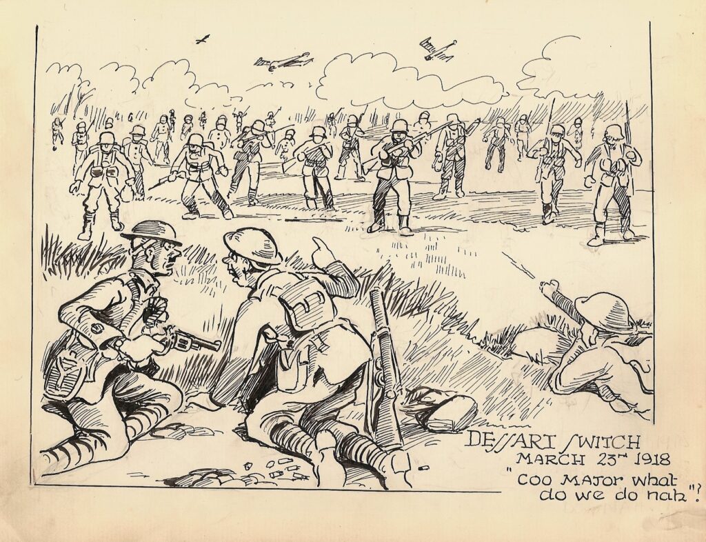 Harry Tyers at Ytres, March 1918 – London Irish Rifles Association