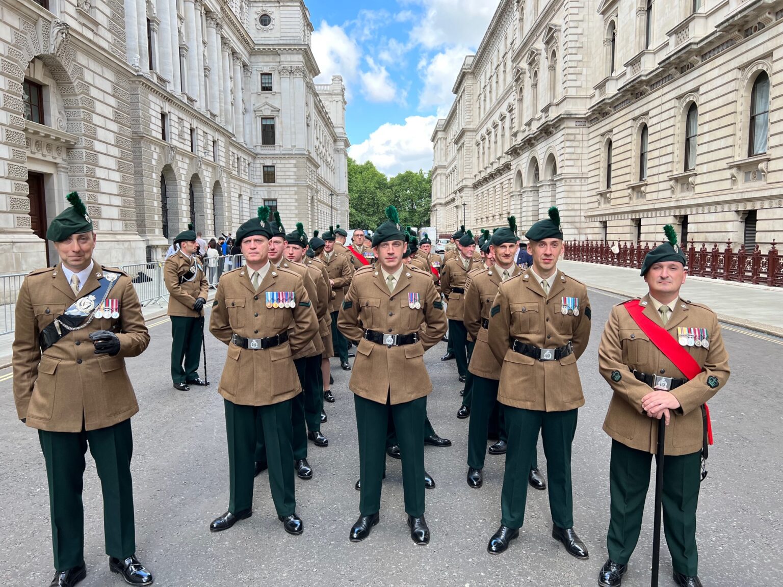 Combined Irish Regiments’ Parade, June 2022 – London Irish Rifles ...